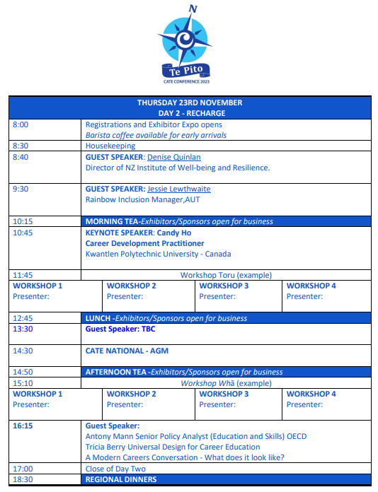 CATE 2023 - Programme
